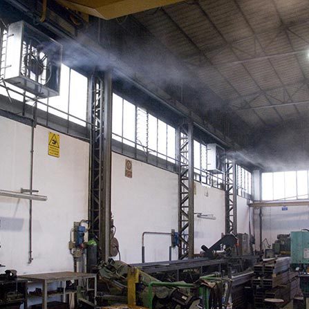 Vodní mlha - adiabatické a průmyslové chlazení | InfocomTech